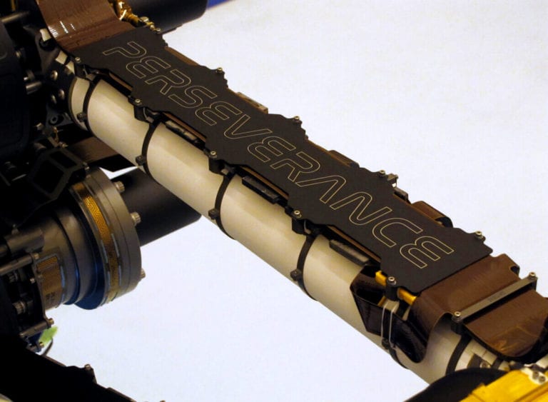 Motiv Space System components on the NASA Mars 2020 Perseverance rover